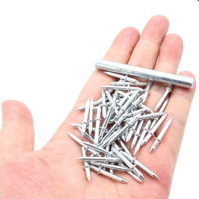 SecureHold™ Double-Head Nails — Snap in Flawless, Drill-Free Perfectio