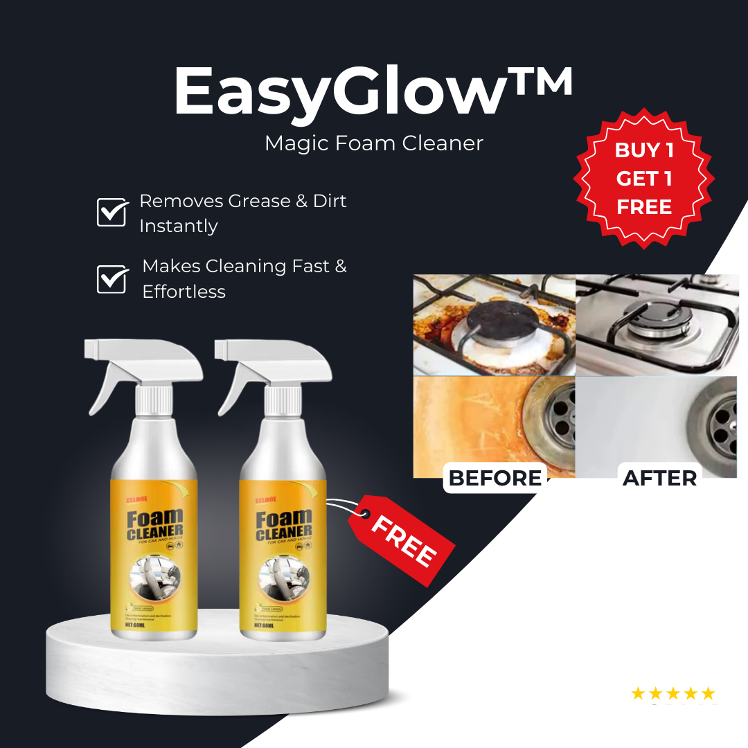 EasyGlow™ Magic Foam Cleaner I Last Day 1+1 FREE🔥